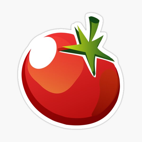 "Tomato 2D Graphic Design." Sticker for Sale by pathikbhavsar | Redbubble