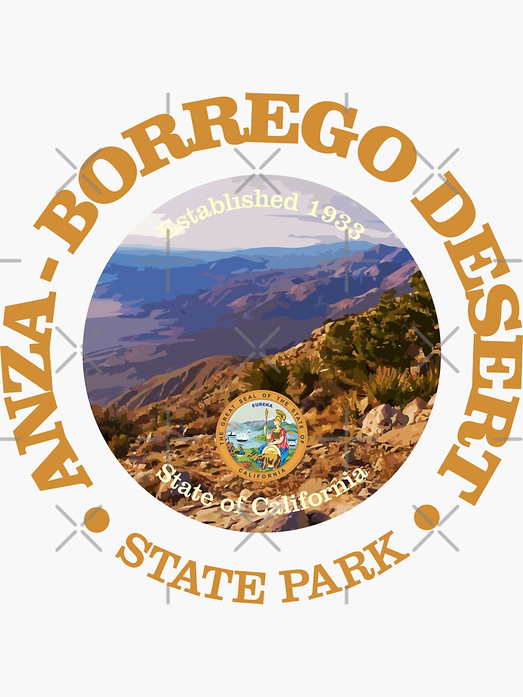 "Anza-Borrego Desert SP" Sticker for Sale by curranmorgan | Redbubble