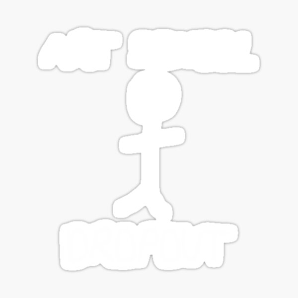 "Art school dropout" Sticker for Sale by dreamhustle | Redbubble
