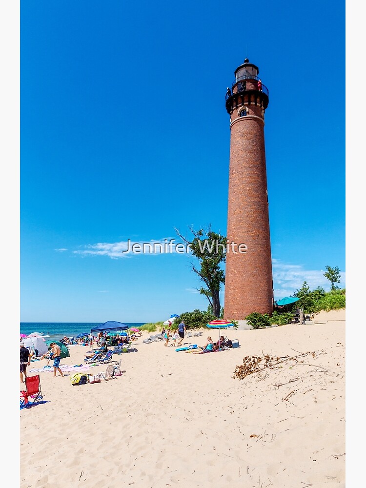 "Little Sable Point Light Beach" Art Print for Sale by mljdwhite ...