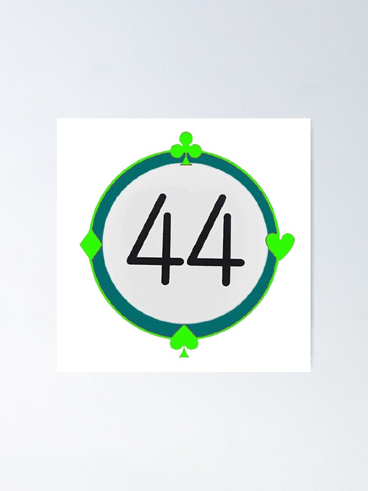 "number 44" Poster for Sale by Garizouna | Redbubble