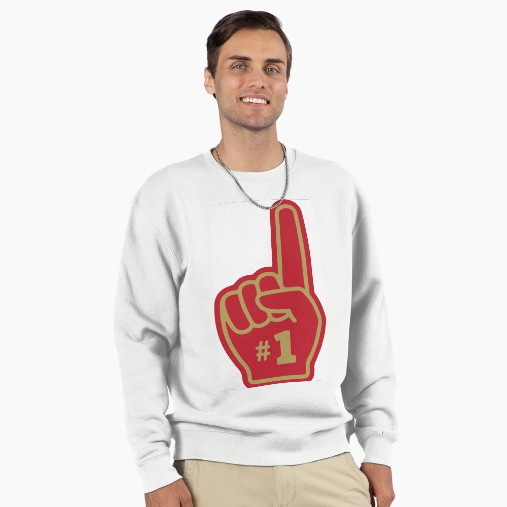 "49ers Foam Finger Number 1 Fan" Poster for Sale by RoyaltyWearTees ...
