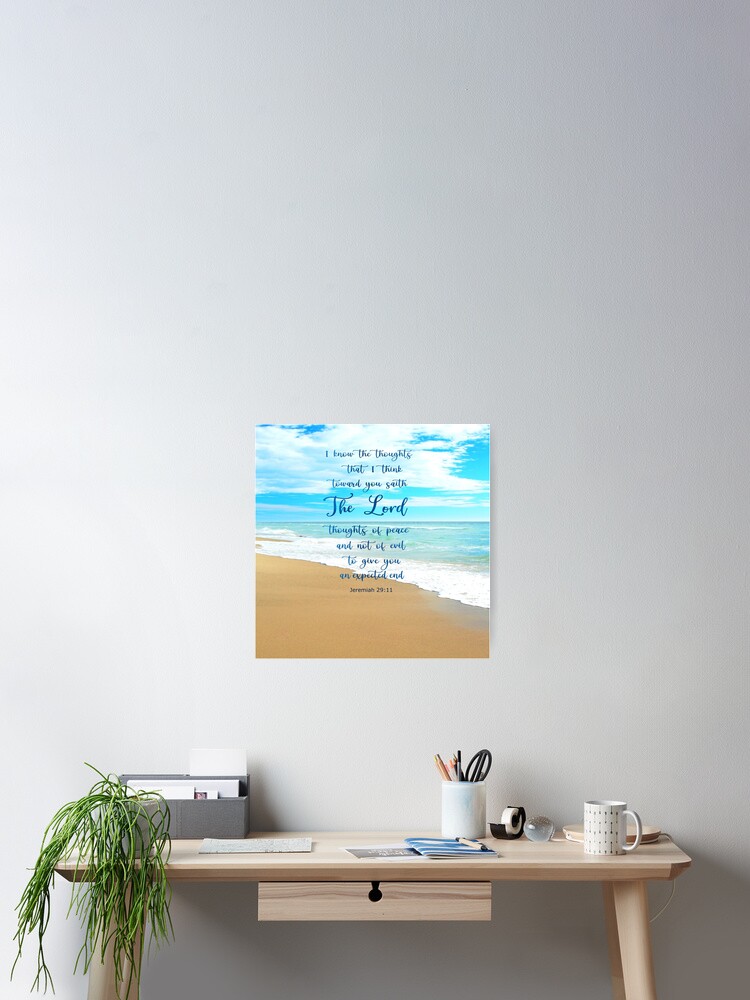 "Jeremiah 29:11, Gods Plan of Peace and Hope - Bible Verse Scripture ...