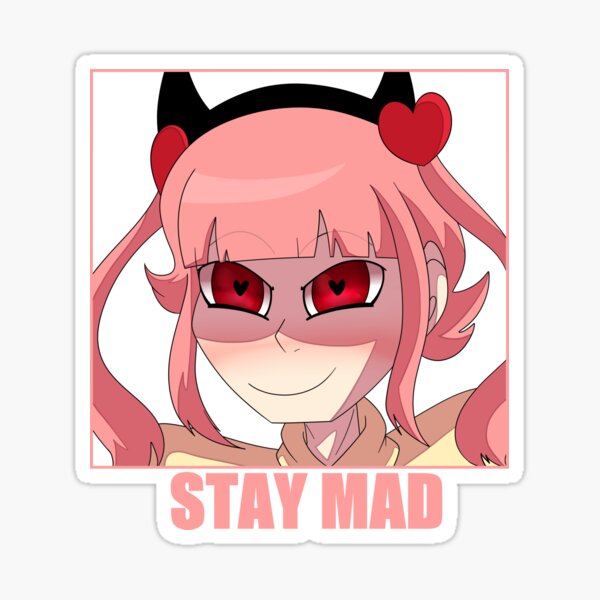 "Stay mad" Sticker for Sale by HearoYP | Redbubble