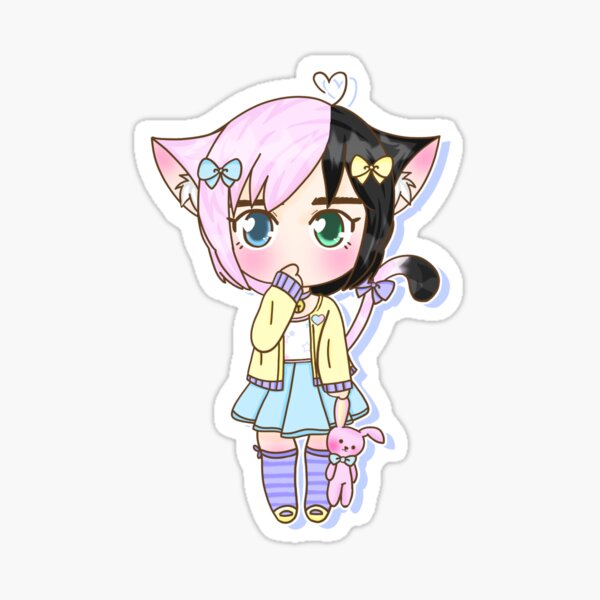 "Neko Kawaii Chii" Sticker for Sale by KawaiiChii | Redbubble