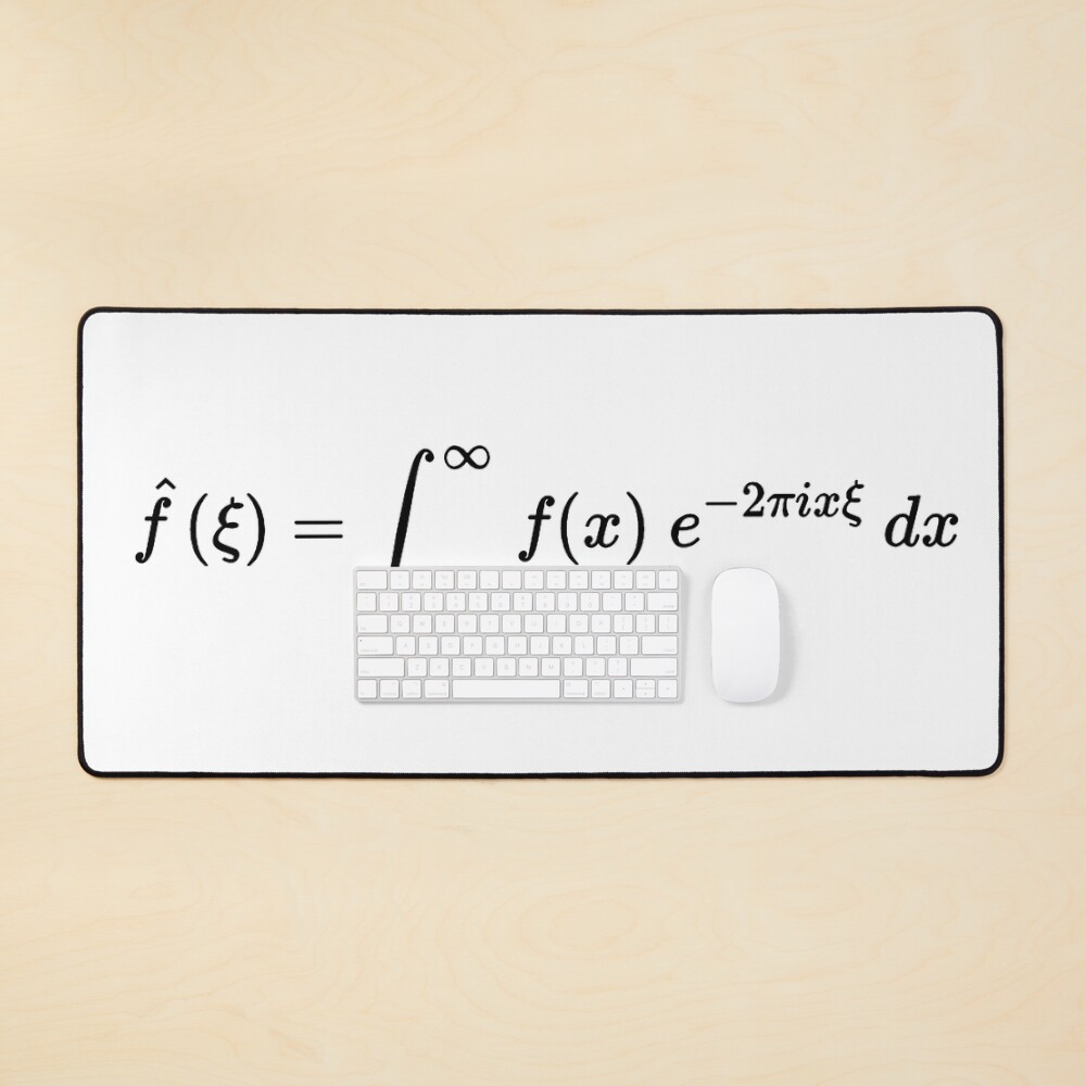 "fourier transform equation, calculus and math" Sticker for Sale by ...