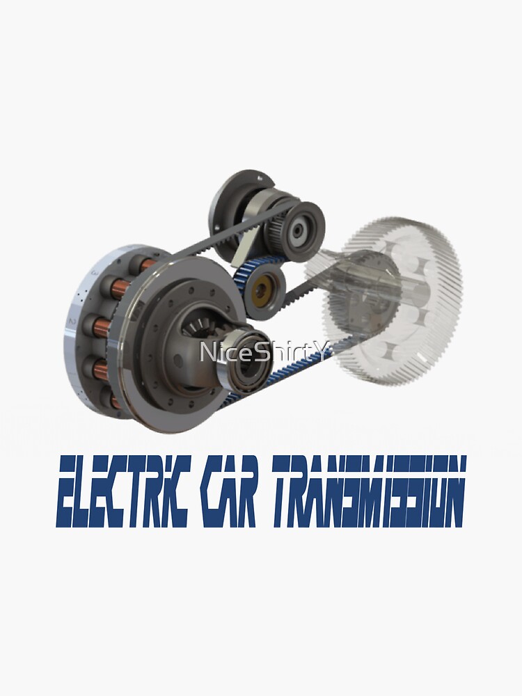 "Electric Car Transmission" Sticker for Sale by NiceShirtY | Redbubble