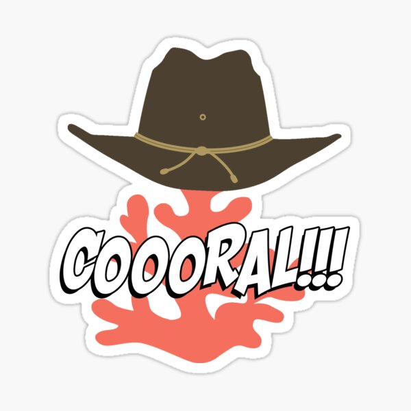 "carl coral grimes - white" Sticker for Sale by lexicolor | Redbubble