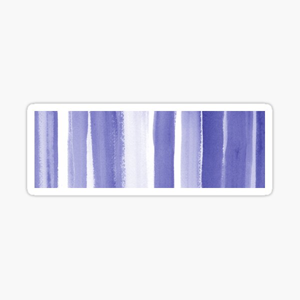"Watercolor Waterfall Abstract Art In Blue Purple Very Peri Line Decor ...