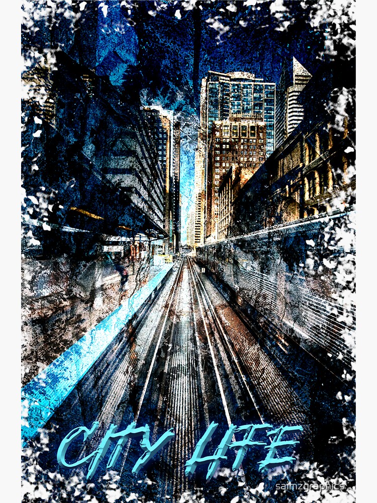 "Discover Life,City Life" Sticker by saimzgraphics | Redbubble