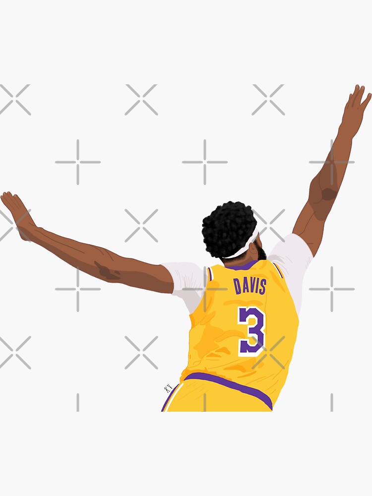 "ANTHONY DAVIS" Sticker by karavin8 | Redbubble