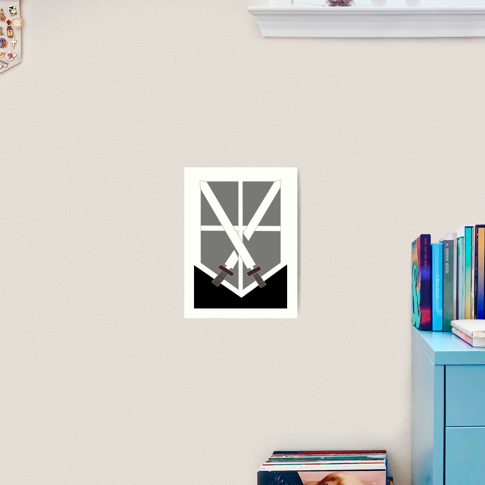"Attack on Titan Trainee Corps Logo." Art Print for Sale by ...