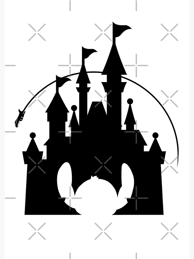 "Stitch Castle" Poster for Sale by Kallej | Redbubble