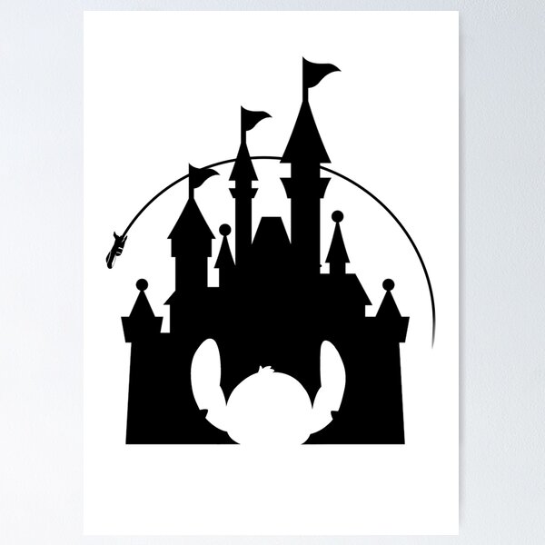 "Stitch Castle" Poster for Sale by Kallej | Redbubble