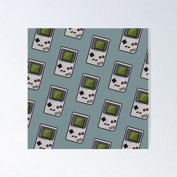 "Gameboy - Pattern - Game" Poster by Julia Bernière | Redbubble