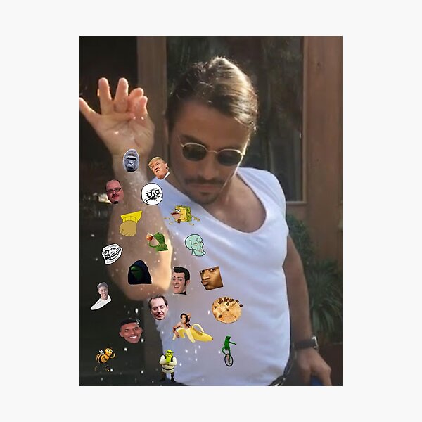 "Salt Bae Sprinkling Memes" Photographic Print for Sale by memekween ...