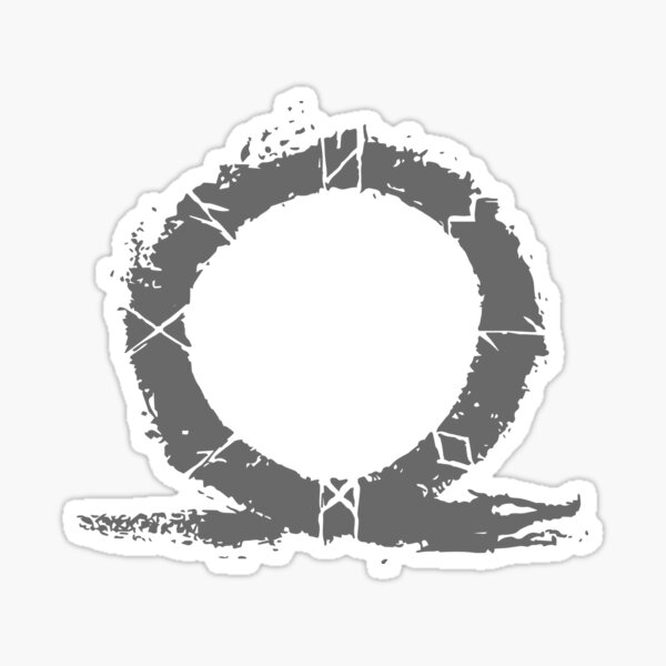 "The God Insignia Grey" Sticker by havetolaunch | Redbubble