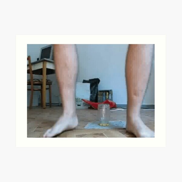 "One Guy One Jar Meme Design Feet 4Chan Deep Web Core" Art Print for ...