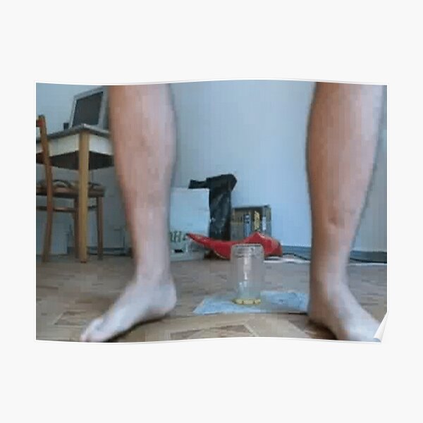 "One Guy One Jar Meme Design Feet 4Chan Deep Web Core" Poster for Sale ...