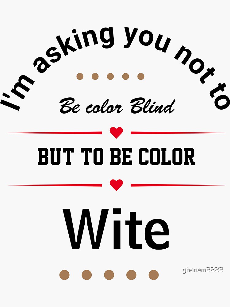 "funny color blind woman" Sticker for Sale by ghanem2222 | Redbubble