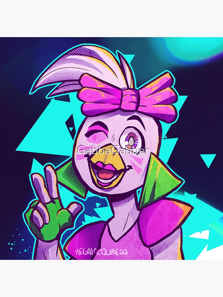 "FnaF: Security Breach - Chica" Sticker by GabbaGabber | Redbubble