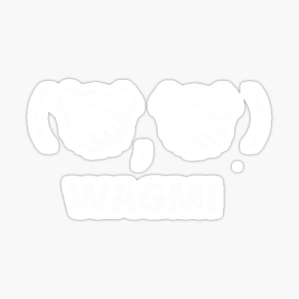 "WAGMI" Sticker by AndreaDenise1 | Redbubble