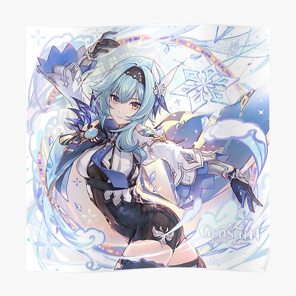 "Eula Genshin Impact Official Art" Poster for Sale by prnghrn | Redbubble