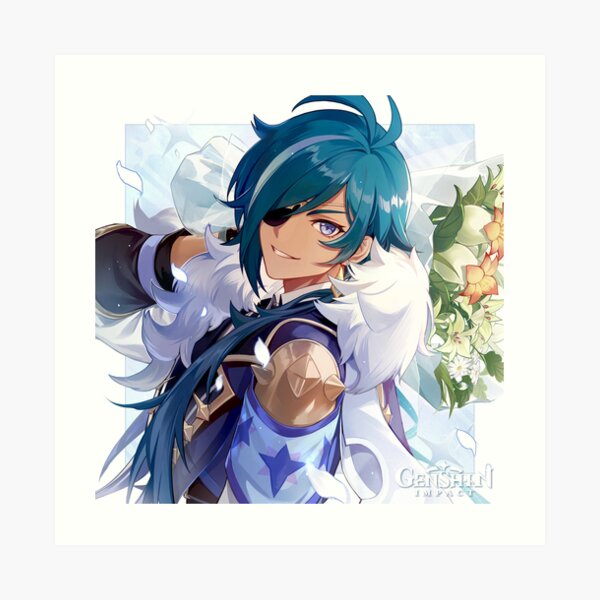 "Kaeya Genshin Impact Official Art" Art Print by prnghrn | Redbubble