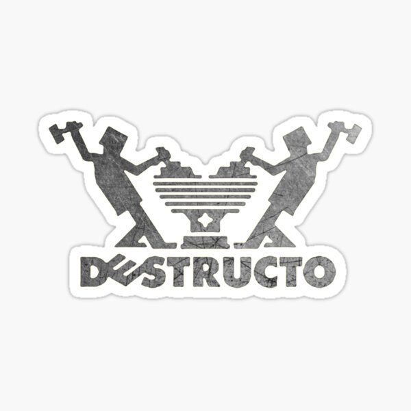 "Destructo" Sticker for Sale by Dressen | Redbubble