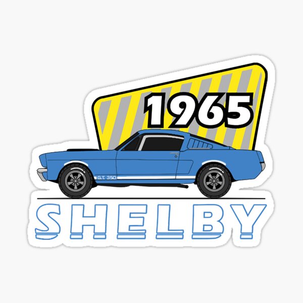 "1965 Shelby GT " Sticker for Sale by dowall58 | Redbubble