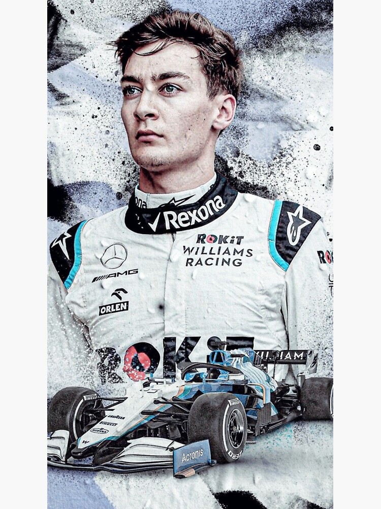 "george russell" Sticker by Benxtran31 | Redbubble