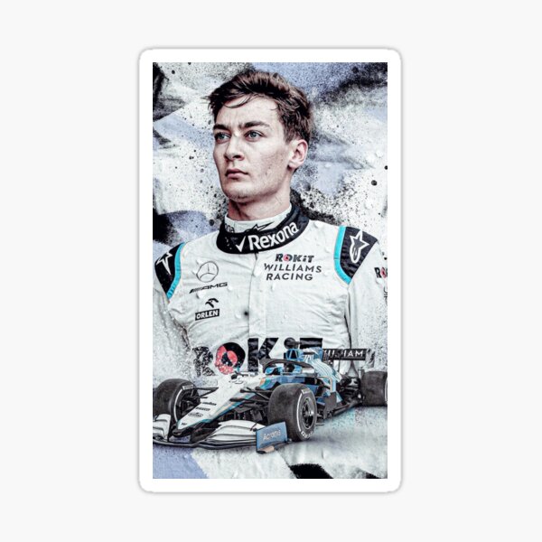 "george russell" Sticker by Benxtran31 | Redbubble