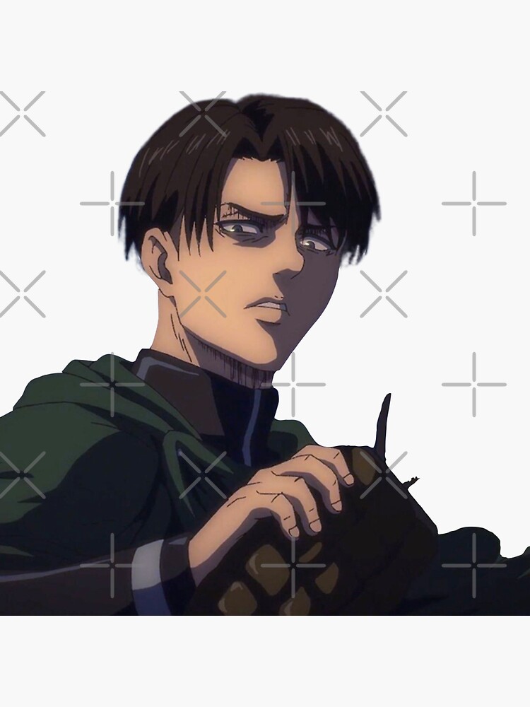 "Levi Ackerman - mad" Sticker by MADCITYY | Redbubble