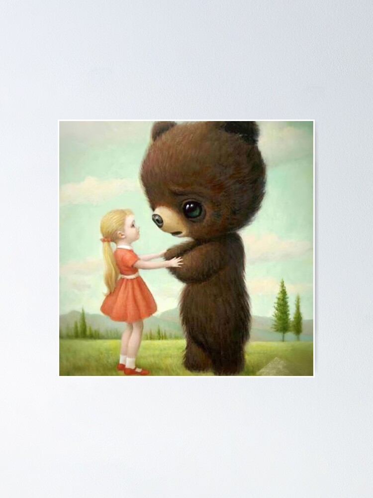 "Mark Ryden With Bear" Poster by SorensenDesign | Redbubble