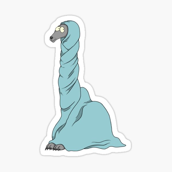 "Long Doggo (Whippet) " Sticker for Sale by Skarmaiden | Redbubble
