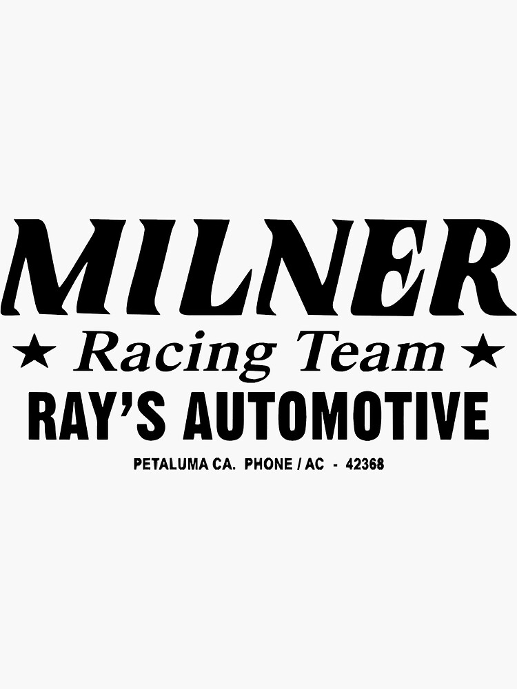 "Milner Racing Team Essential " Sticker for Sale by HARPREET-24 | Redbubble