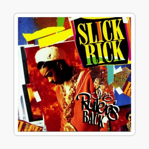 "Graphic Slick Rick Old School Hip Hop art" Sticker for Sale by ...