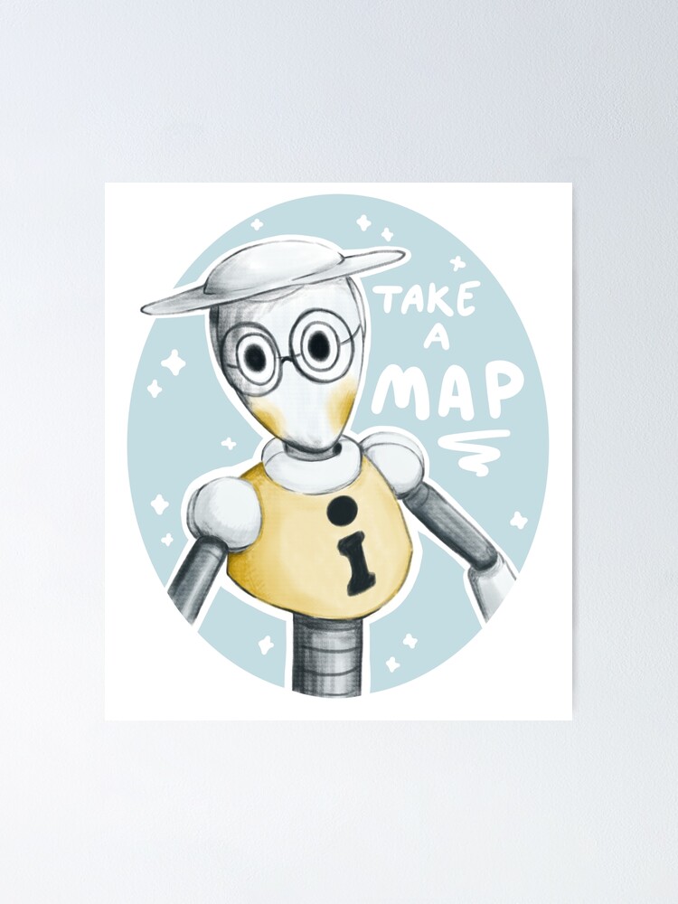 "FNAF Map Bot" Poster for Sale by Lunalier | Redbubble