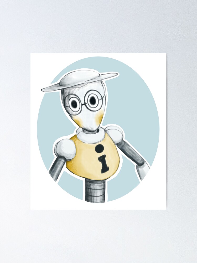 "FNAF Map Bot!" Poster for Sale by Lunalier | Redbubble