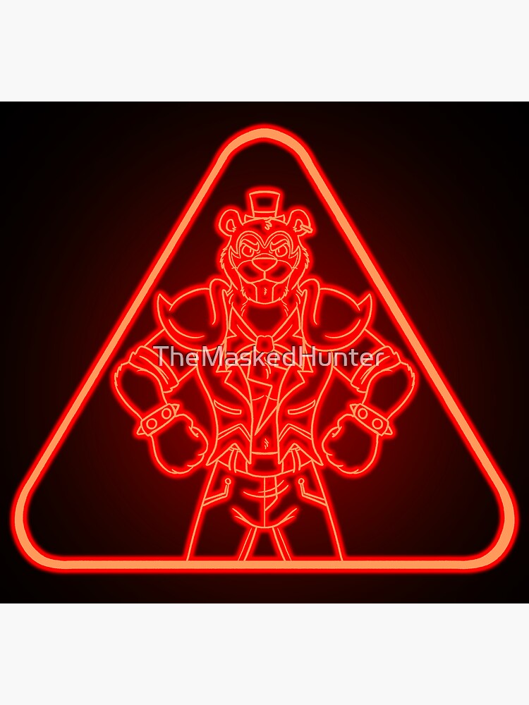 "Glamrock Freddy Logo" Sticker for Sale by TheMaskedHunter | Redbubble