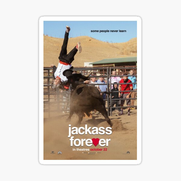"Jackass Forever (2022)" Sticker for Sale by FreedaLamm | Redbubble