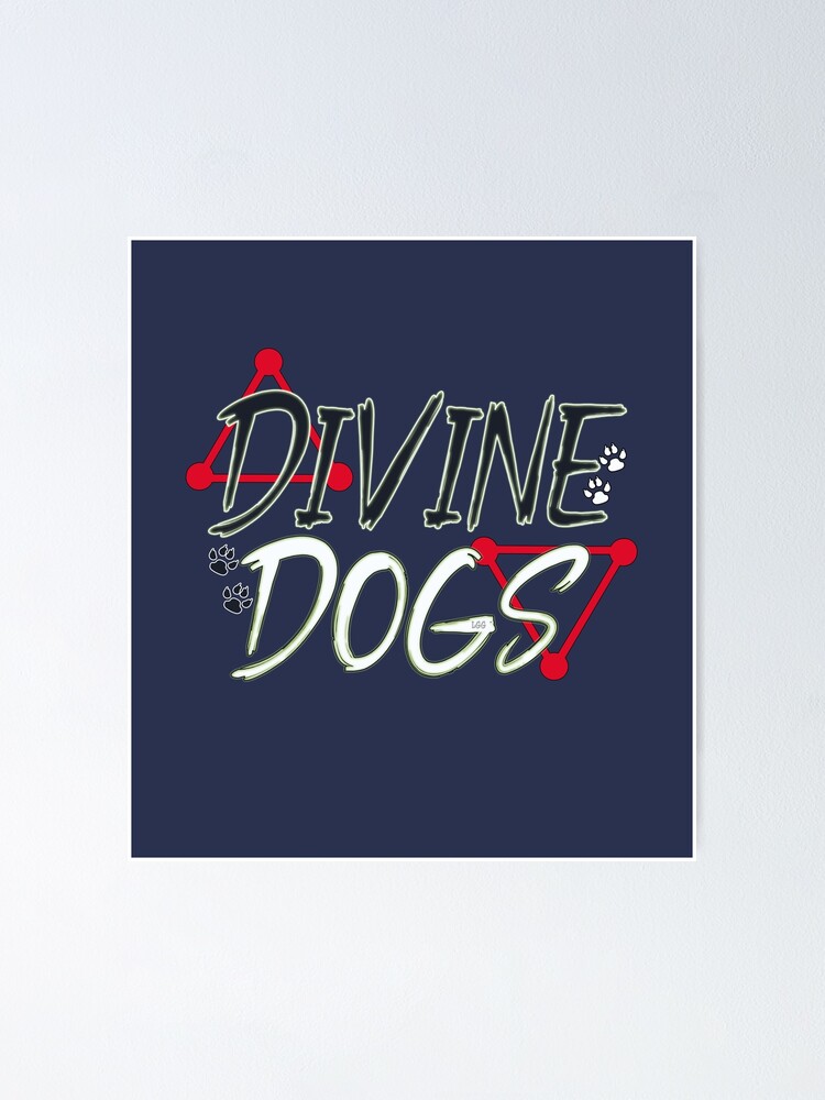 "(Megumi's) Divine Dogs (Jujutsu Kaisen)" Poster by LetsGetGEEKY ...