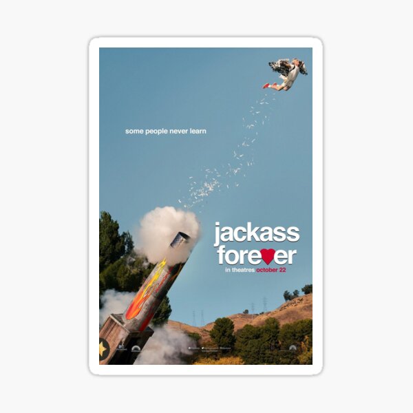 "Jackass Forever (2022) Poster" Sticker for Sale by FreedaLamm | Redbubble