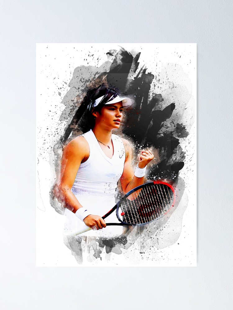 "Emma Raducanu" Poster for Sale by Animob | Redbubble
