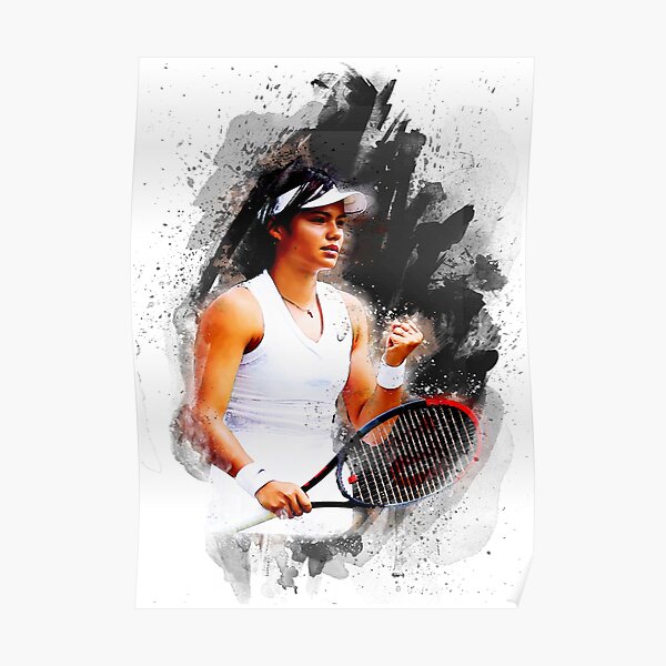 "Emma Raducanu" Poster for Sale by Animob | Redbubble