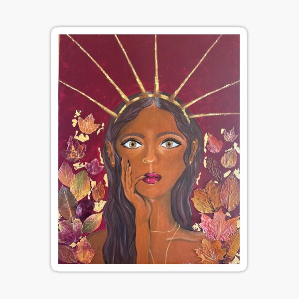 "Carpo - Goddess of Autumn" Sticker for Sale by KasiaMonique | Redbubble