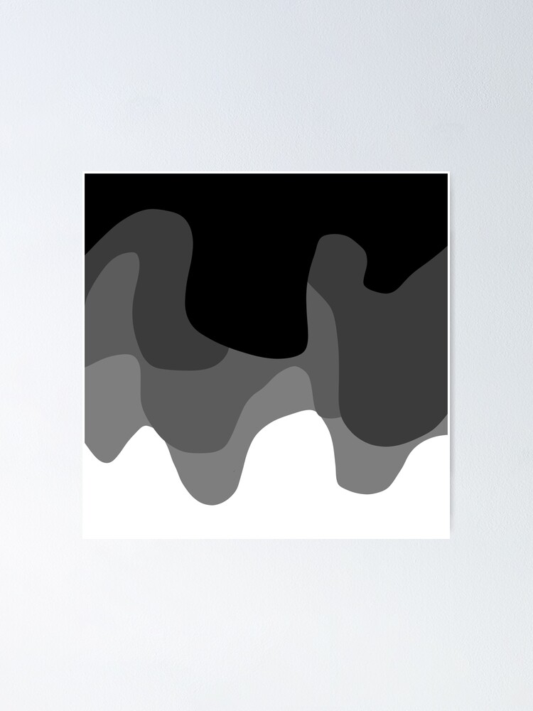 "black goop" Poster for Sale by essasketches | Redbubble