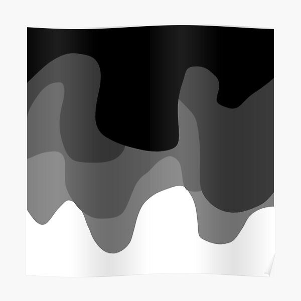 "black goop" Poster for Sale by essasketches | Redbubble
