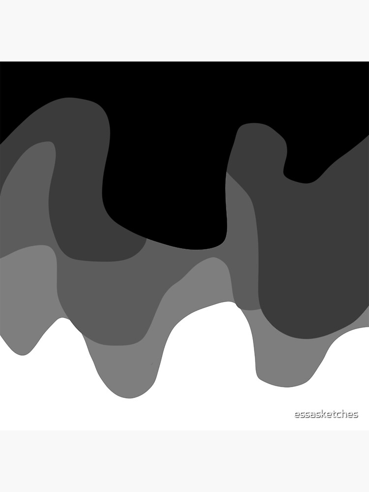 "black goop" Sticker for Sale by essasketches | Redbubble