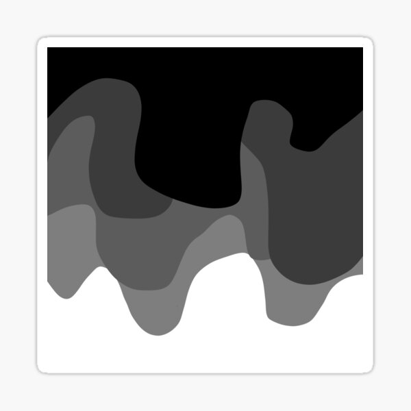 "black goop" Sticker for Sale by essasketches | Redbubble